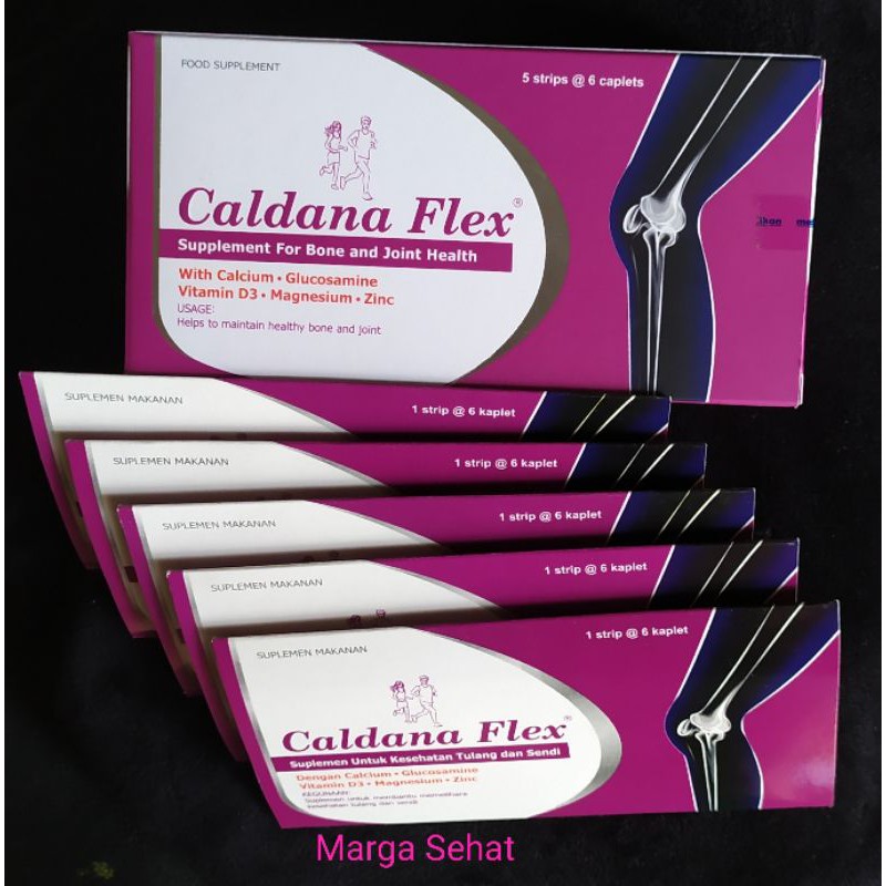 Jual Caldana Flex 1 box isi 30/ Vitamin tulang dan sendi/ Nyeri Sendi ...