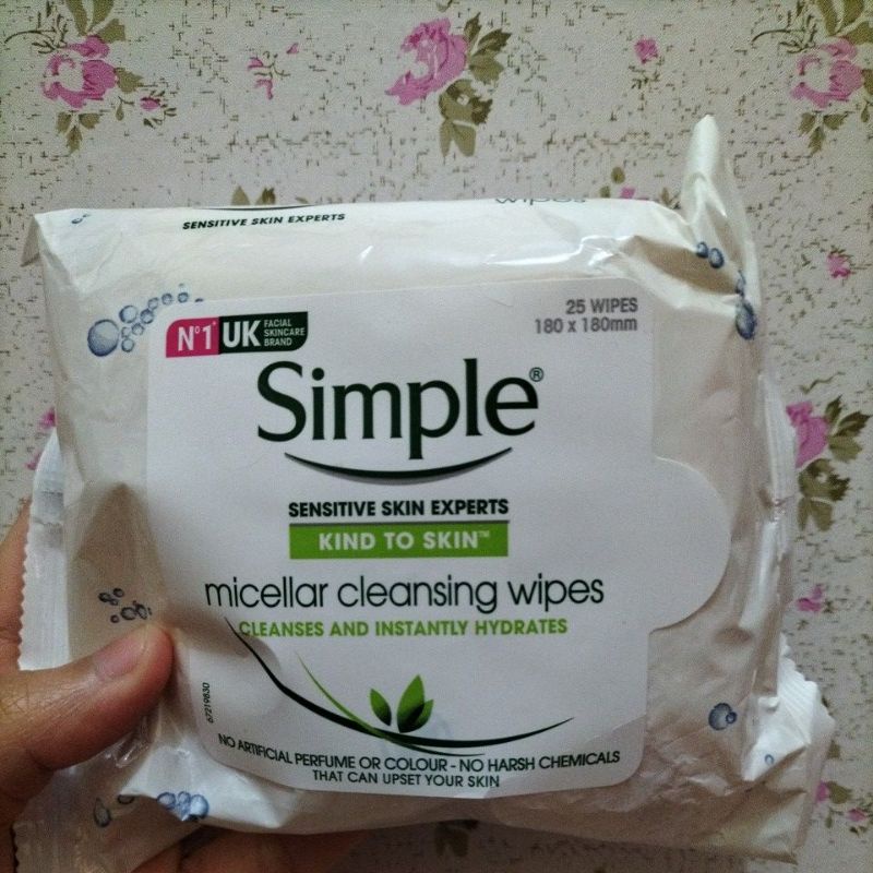 Jual SIMPLE MICELLAR CLEANSING WIPES | Shopee Indonesia