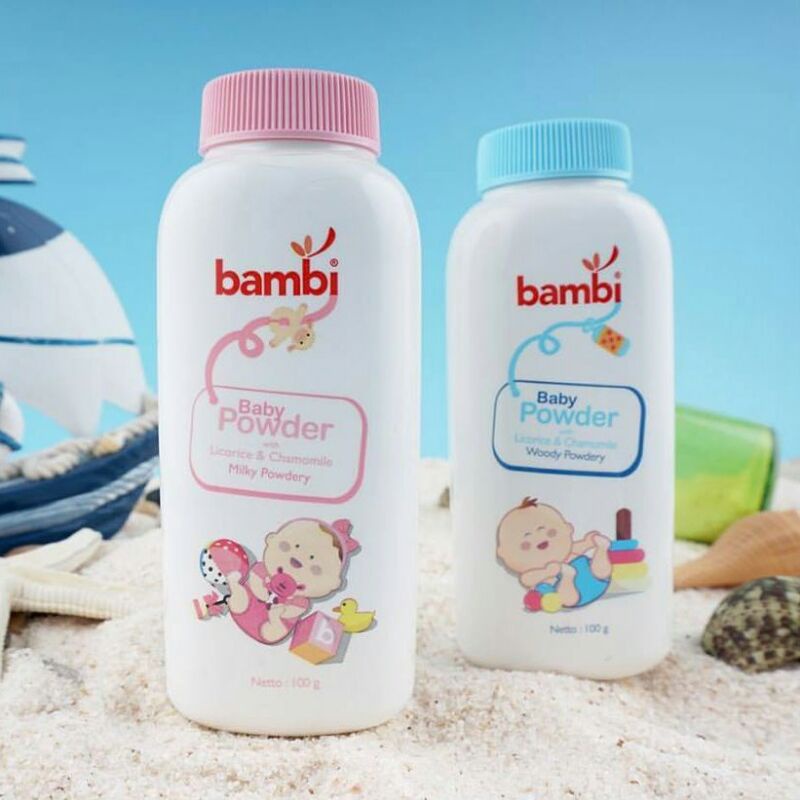 Jual Bambi Baby Powder 100 gram | Shopee Indonesia