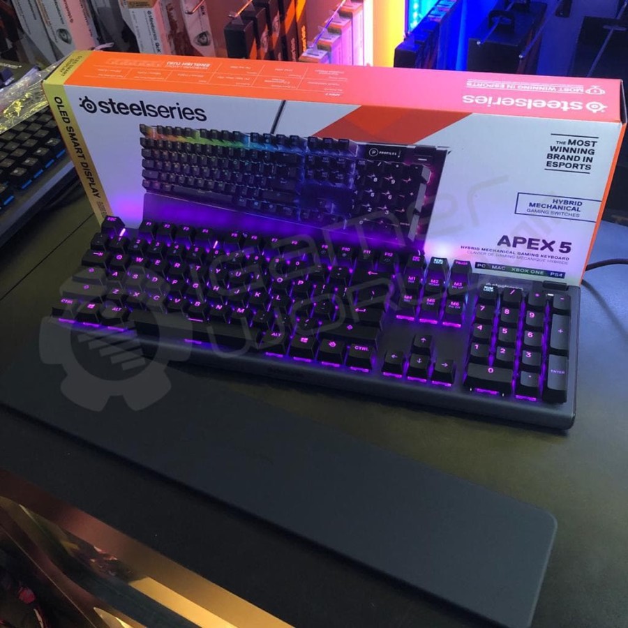 Jual Steelseries Apex 5 Hybrid Mechanical Gaming Keyboard | Shopee ...