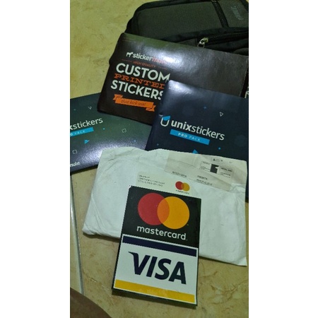Jual stiker visa mastercard | Shopee Indonesia