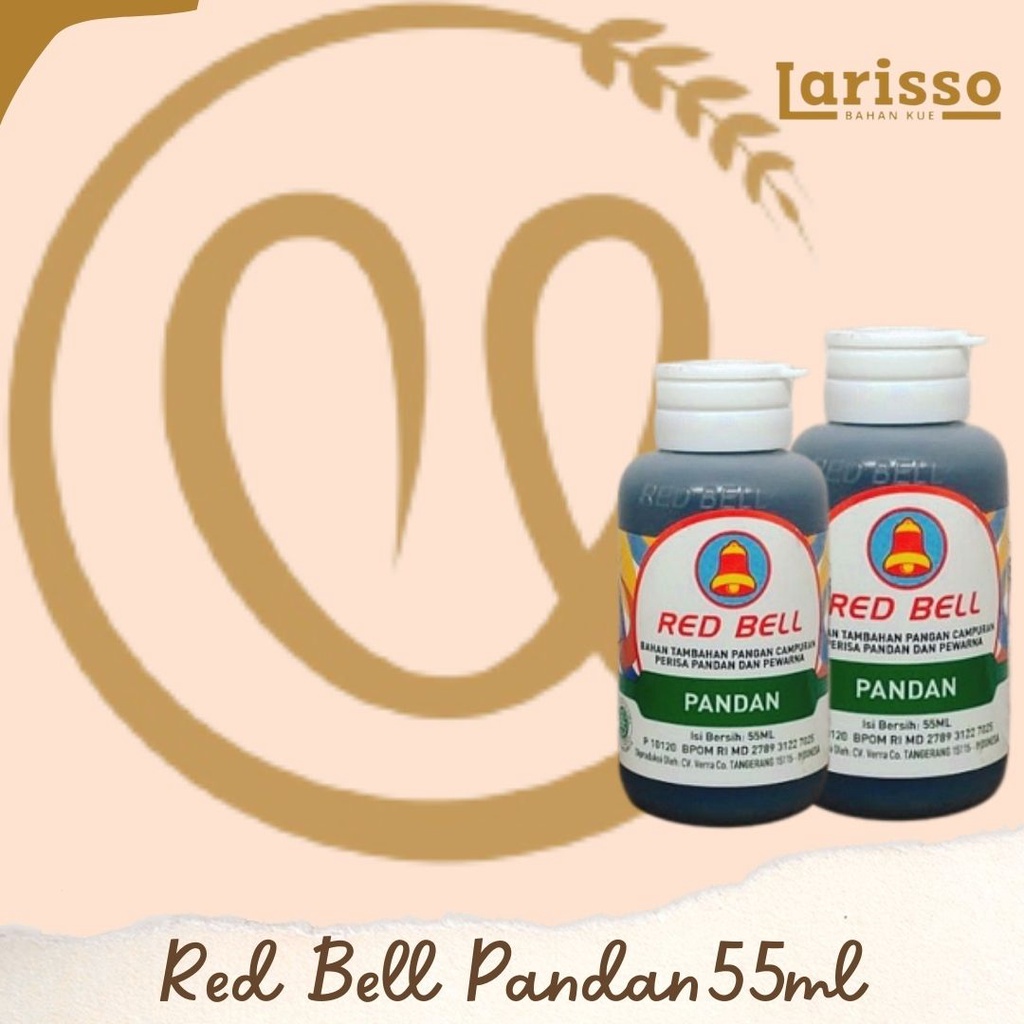 Jual PASTA PERISA RED BELL 55ML RASA PANDAN | Shopee Indonesia