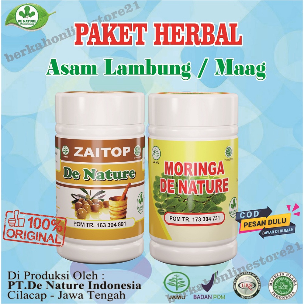 Jual ZAITOP MORINGA Obat Asam Lambung Tinggi Maag Maagh Kronis Keram ...