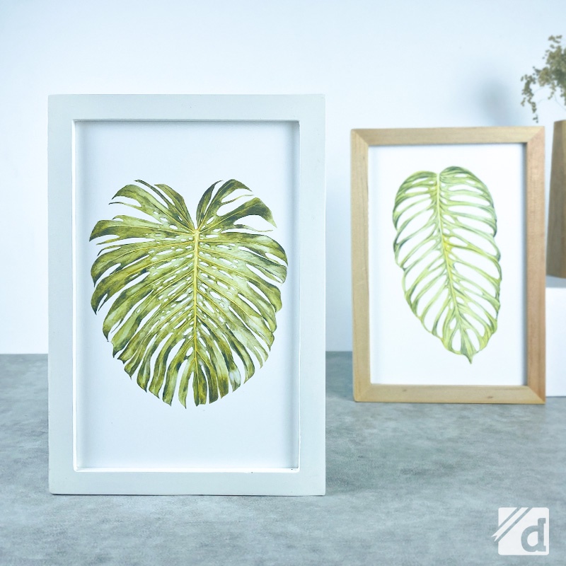 Jual DADALALA Frame Foto / Pigura Foto Kecil Bahan Kayu Damar Ukuran 15 ...