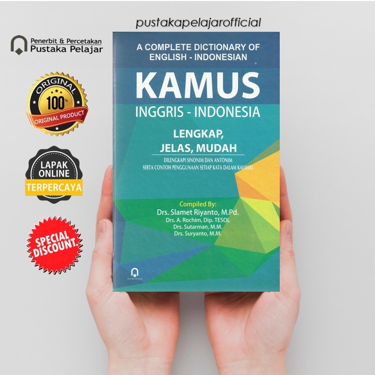 Jual BUKU ORIGINAL KAMUS INGGRIS - INDONESIA / SLAMET RIYANTO / PUSTAKA ...
