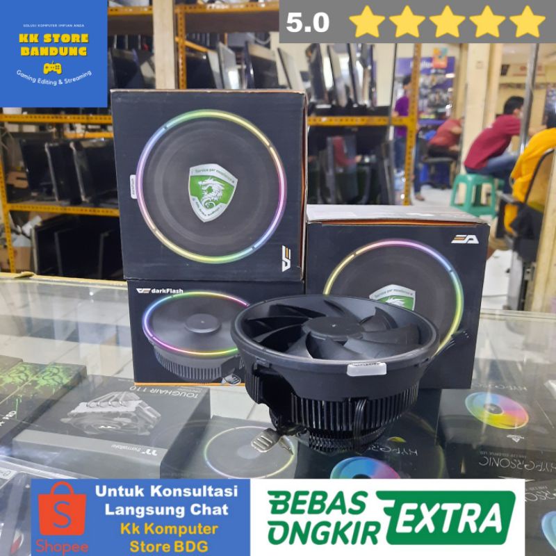 Jual CPU COOLER AIGO DARKFLASH DARKVOID RGB INTEL / AMD SUPPORT | Shopee Indonesia