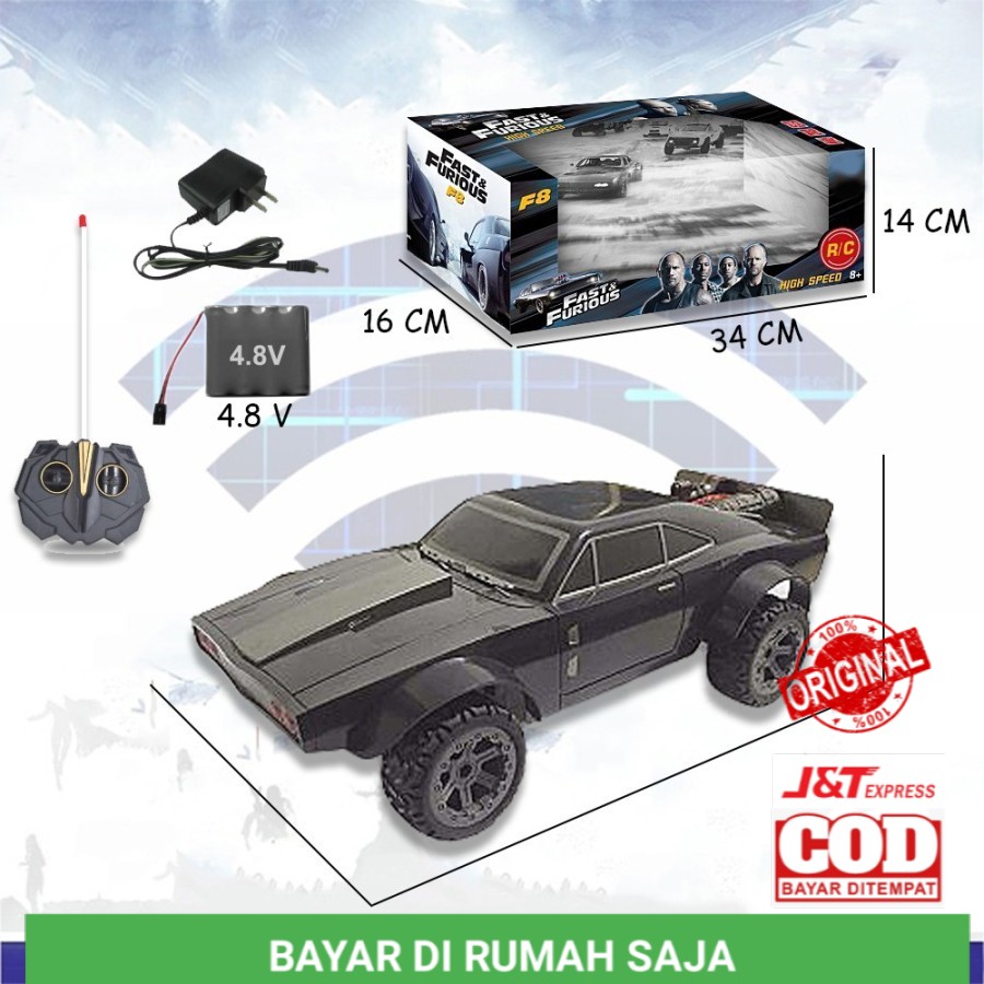 Jual Mobil Remote kontrol Control Sedan Fast Furious original 100% ...