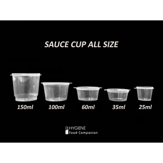 Jual Container Saus 35ml / Wadah Plastik Cup Saos Sambal Mini 35 ml ...