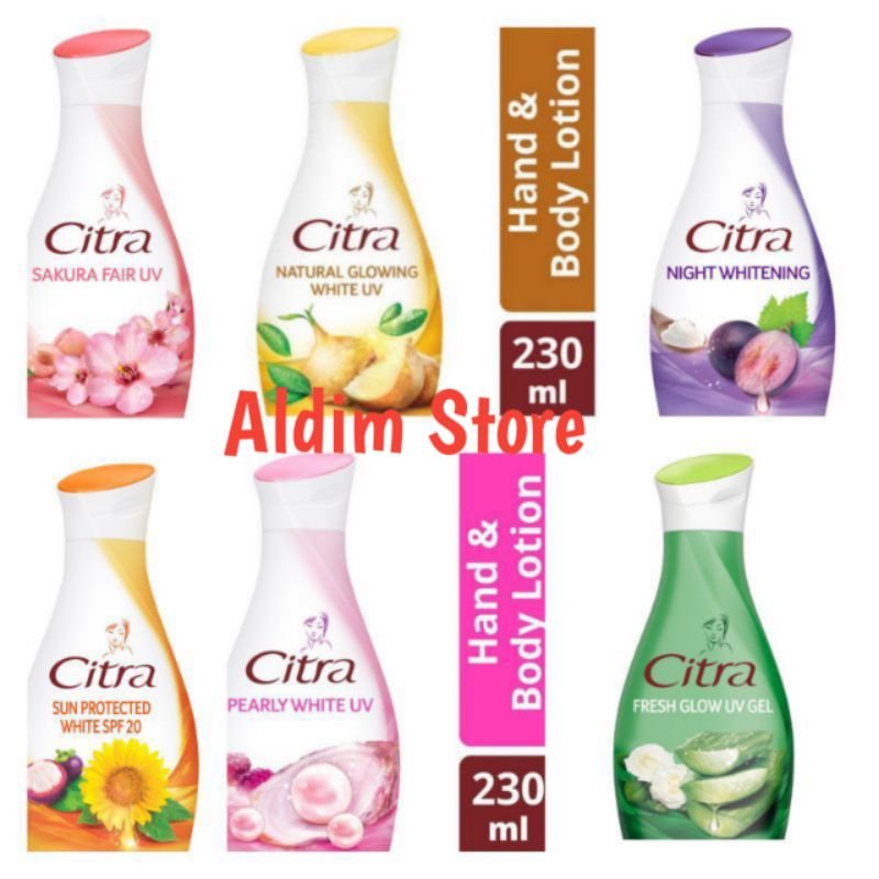 Jual Citra Hand and Body Lotion 120ml/230ml Indonesia|Shopee Indonesia