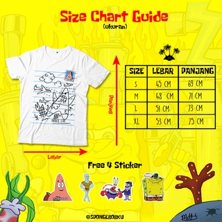 Jual Kaos Spongebob "Tanda Tangan Patrick" by Spongebobku Merch ...