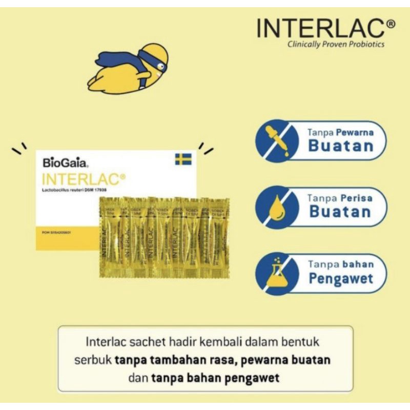 Jual Interlac Biogaia Sachet | Shopee Indonesia