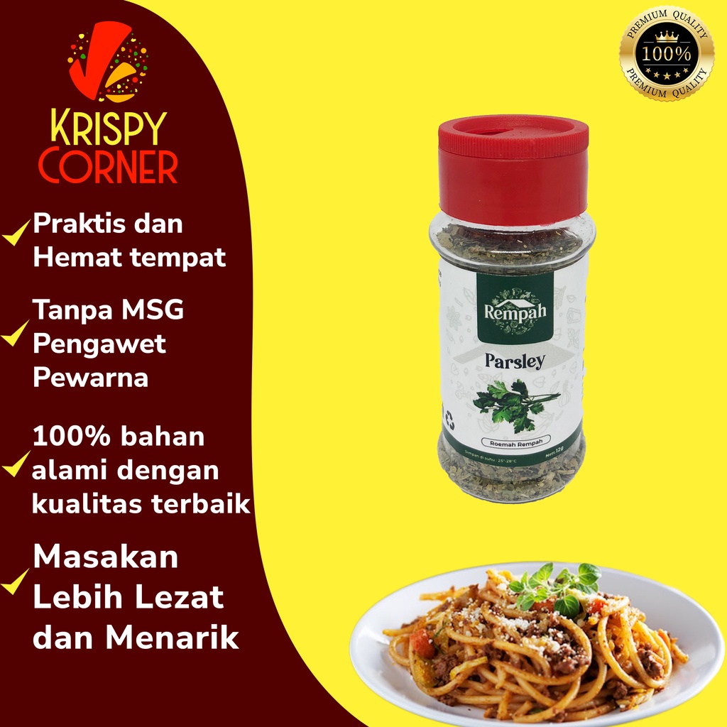 Jual Parsley kering / Daun Parsley Bubuk / Dry Parsley Leaves / Italian ...