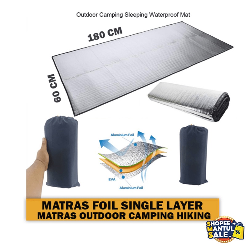Jual AIMPRO Matras camping gunung tenda alumunium foil besar untuk ...