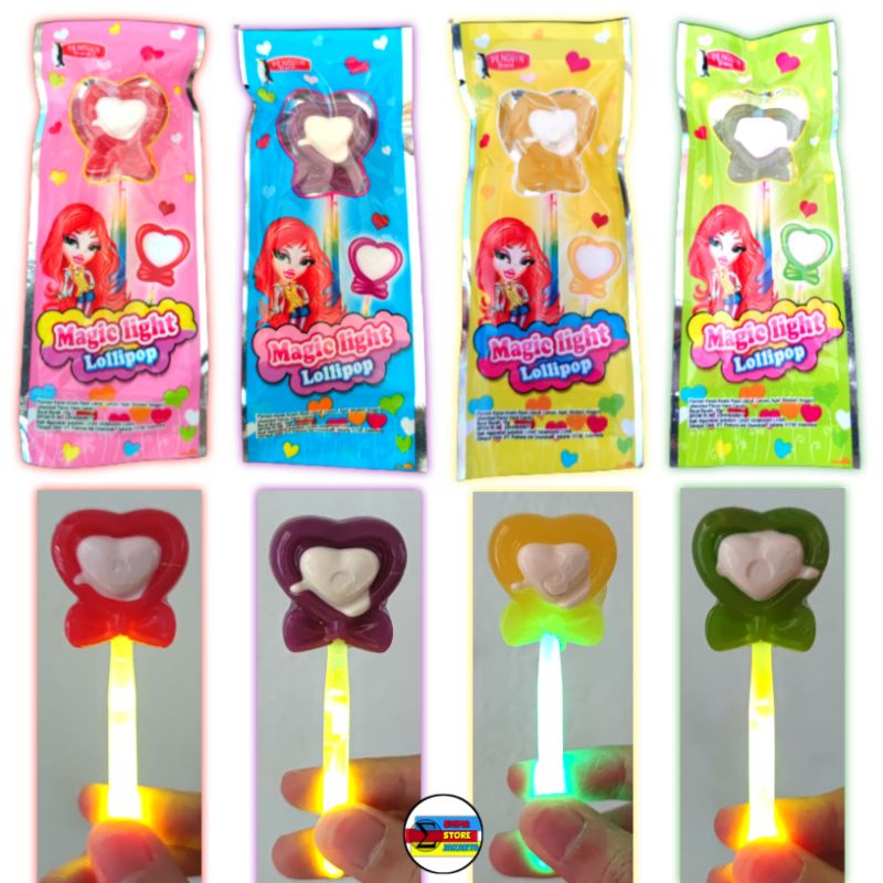 Jual Permen Lolipop Jadul Lightstick Hati - Permen Magic Light Lollipop ...
