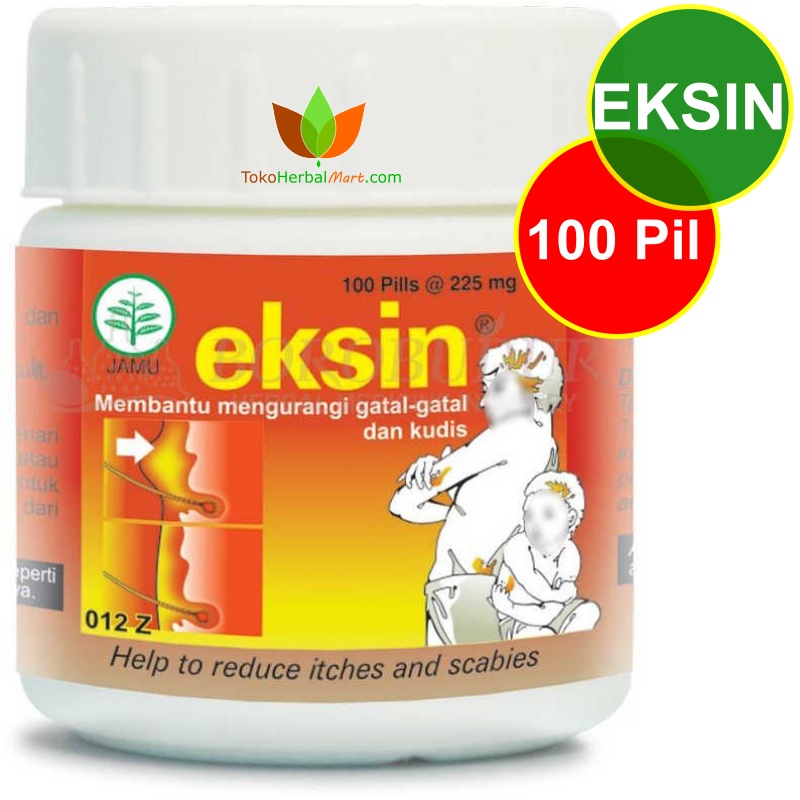 Jual 100 PIL EKSIN BOROBUDUR, JAMU OBAT EKSIM HERBAL GATAL GATAL KULIT ...