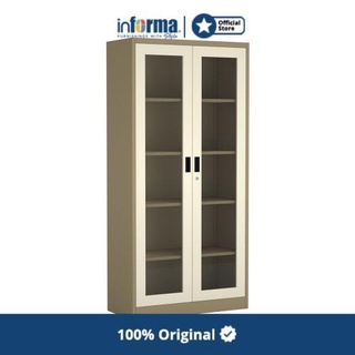 Jual Filling Cabinet Informa Kiev Lemari Arsip 2 Pintu Kaca - Cokelat ...
