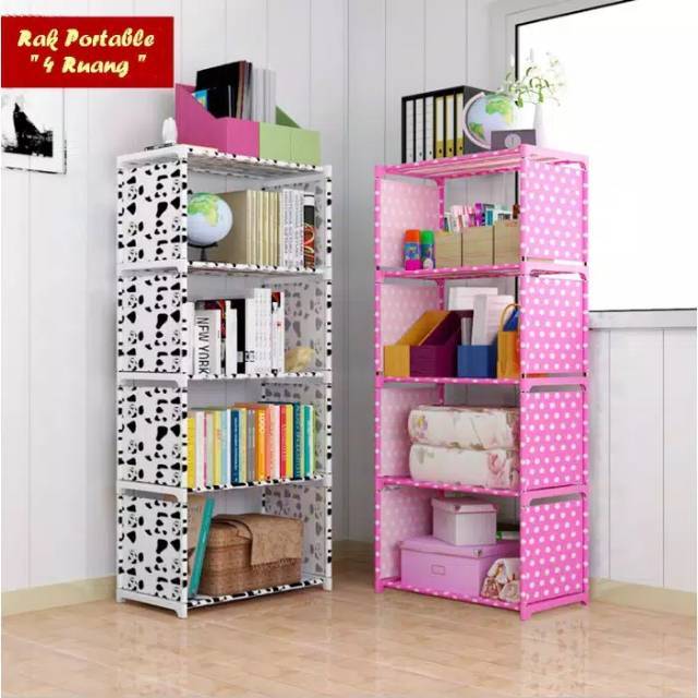 Rak Buku 5 Tingkat , Rak Bongkar Pasang, Rak Serbaguna | Shopee Indonesia