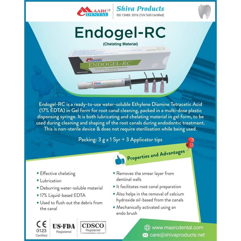 Jual Endo Gel Root Canal Conditioner EDTA MAARC | Shopee Indonesia