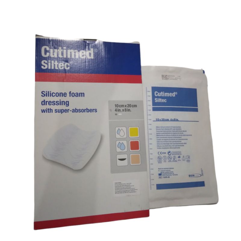 Jual Cutimed Siltec ukuran 10 x 20cm | foam penutup luka | dressing ...