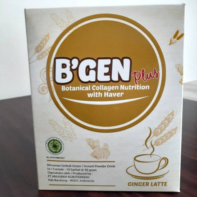 Jual BGEN PLUS GINGER LATTE/ JAHE OATMEAL (Minuman Kesehatan Collagen ...