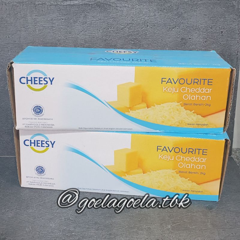 Jual Cheesy Favorite cheddar 1.9kg | Shopee Indonesia
