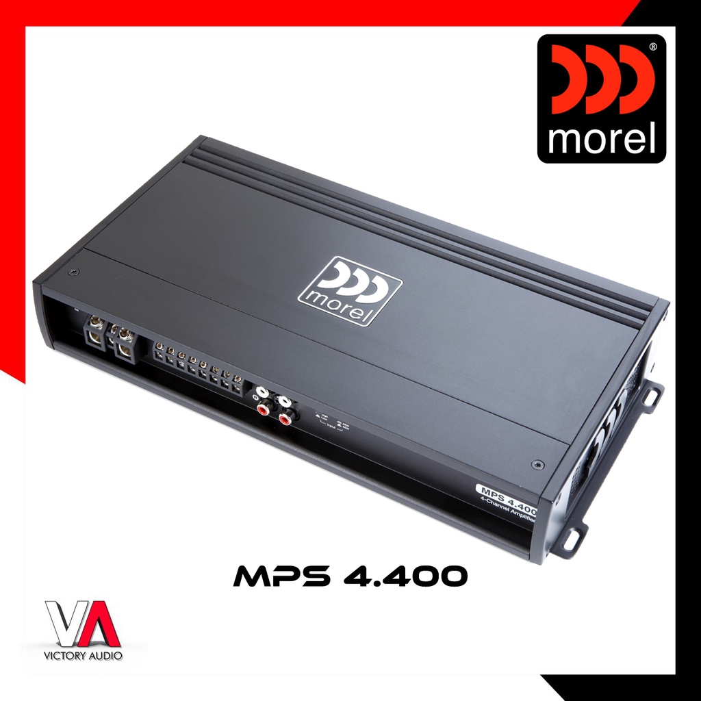 Jual Power Amplifier 4 Channel MOREL MPS 4.400 Class AB Bridgeable High ...