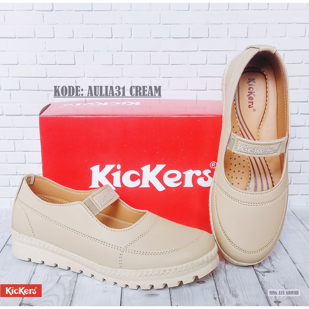 SEPATU KICKERS WANITA SLIP ON KODE AULIA31 MURAH HARGA GROSIR | Shopee ...