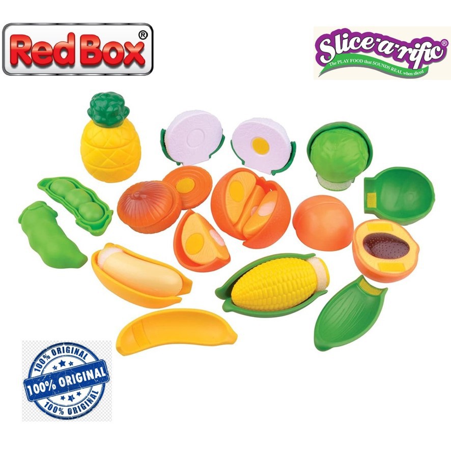 Jual Red Box Toy Slice a Rific Peelable Fruits & Vegetables 22241 Masak ...