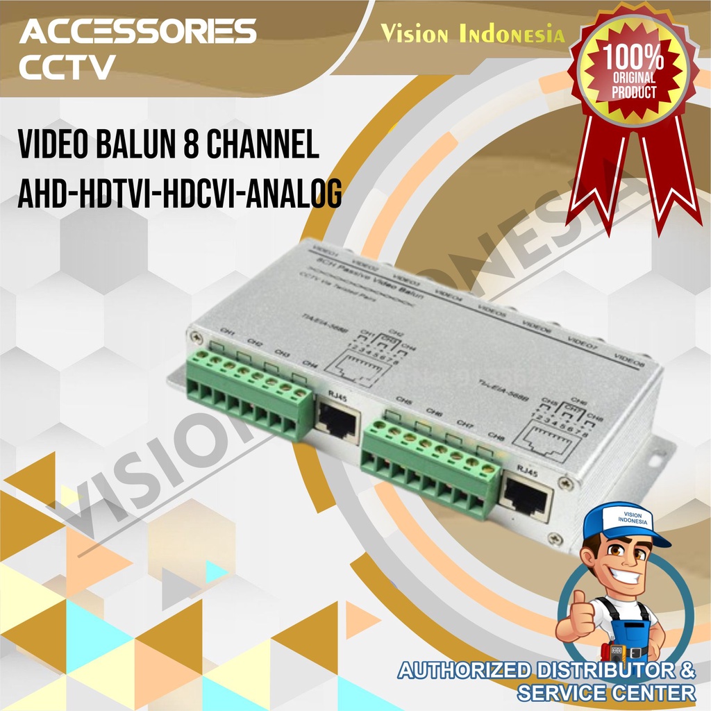 Jual VIDEO BALUN 8 CHANNEL AHD-HDTVI-HDCVI-ANALOG KUALITAS BAGUS ...