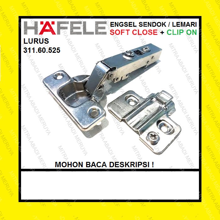 Jual Engsel Sendok HAFELE Metalla SM SOFTCLOSE SM | Shopee Indonesia