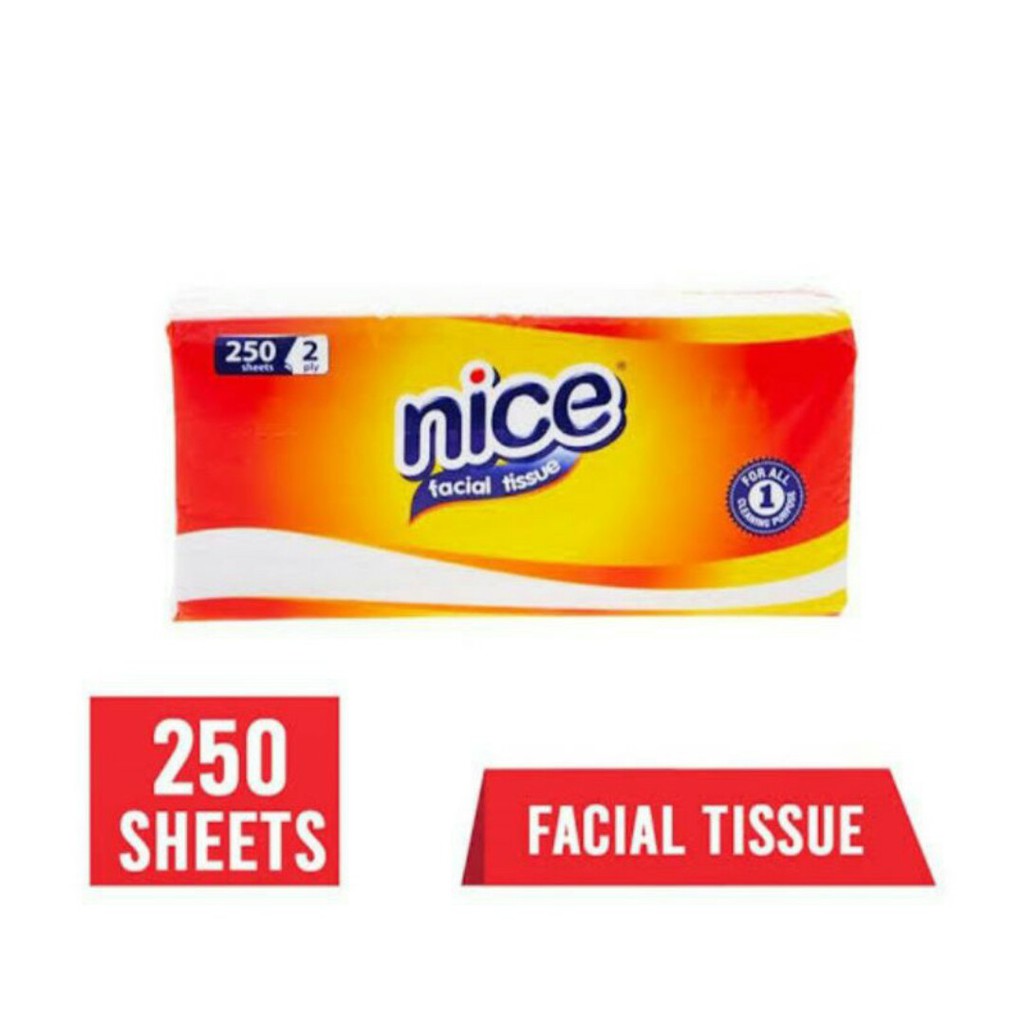 Jual TISU NICE 250 SHEET MURAH. TISU WAJAH FACIAL ORIGINAL LEMBUT ...