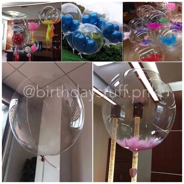 Jual Balon PVC 18inch / Balon Transparan Polos / Balon PVC kekinian ...
