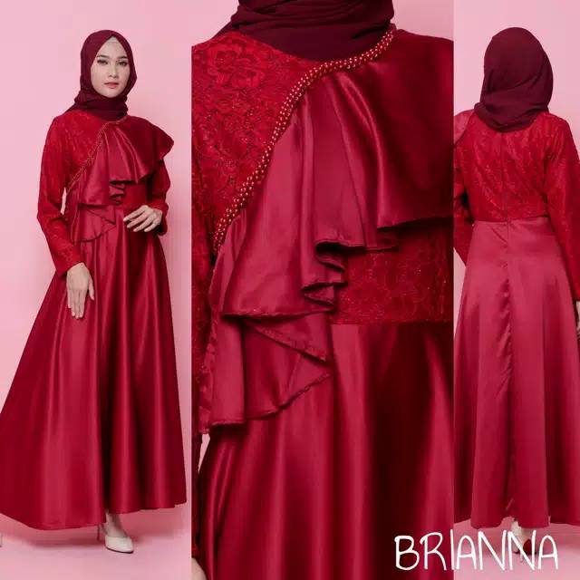 Jual Gaun brianna /gaun tunangan / gaun wisuda | Shopee Indonesia