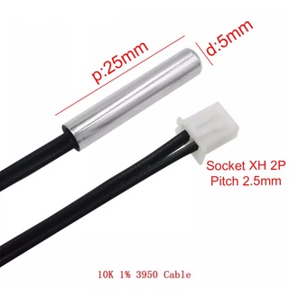 Jual Sensor Suhu NTC 10K Thermistor Temperature Sensor B3950 Probe 5x25mm | Shopee Indonesia