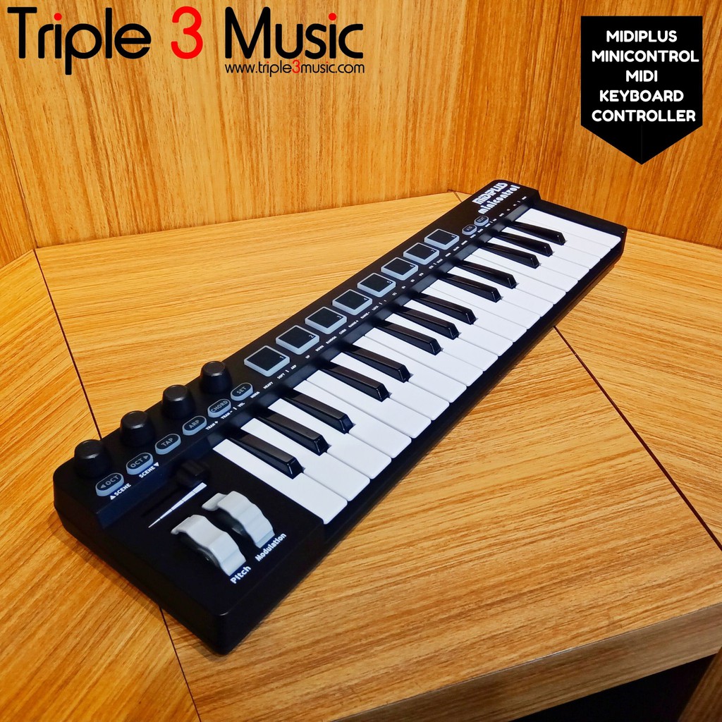 Jual MIDIPLUS MINI CONTROL minicontrol 32 keys Midi Controller | Shopee ...