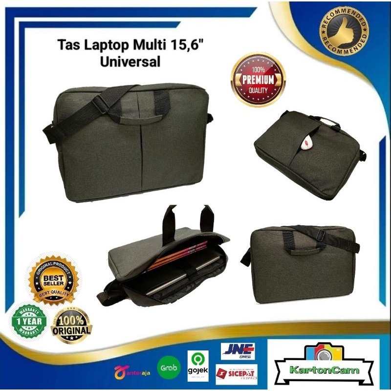 Jual Tas Laptop Notebook 15,6 inch Multi Selempang Jinjing | Shopee ...