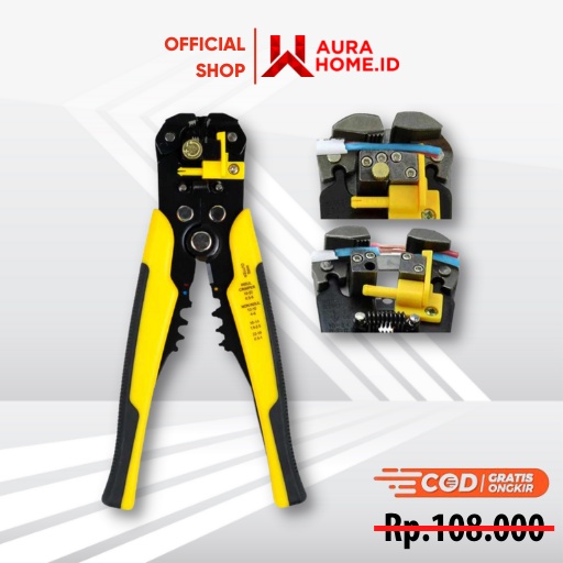 Jual Tang Kabel Multifungsi Wire Cutter Crimper Pliers / Tang Pengupas ...
