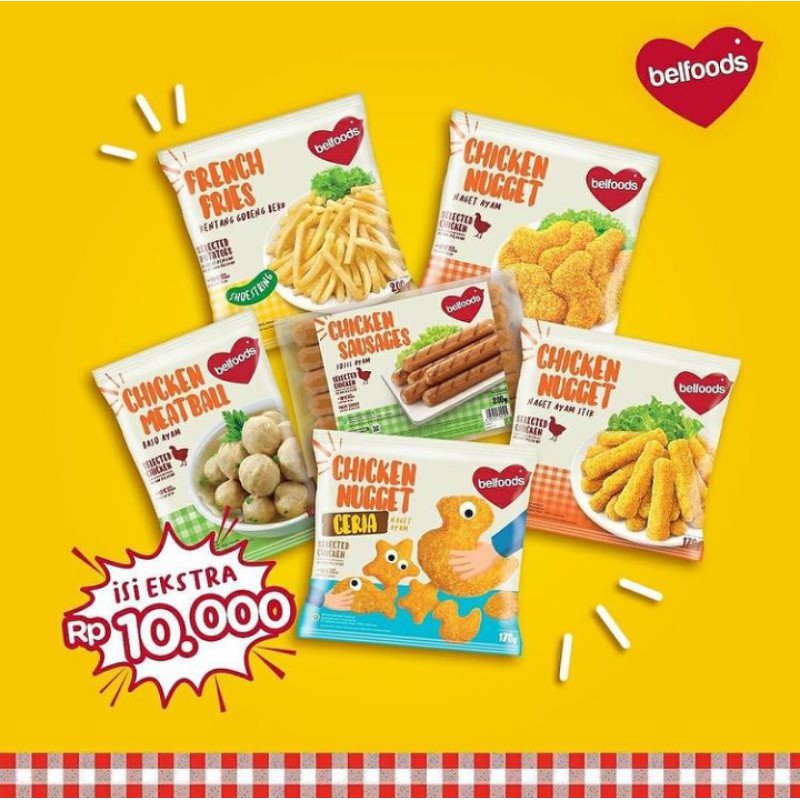 Jual Belfoods Kemasan Hemat, Chicken Nuggets - Shoestring - bakso Ayam ... Jual Belfoods Kemasan Hemat, Chicken Nuggets - Shoestring - bakso Ayam ...