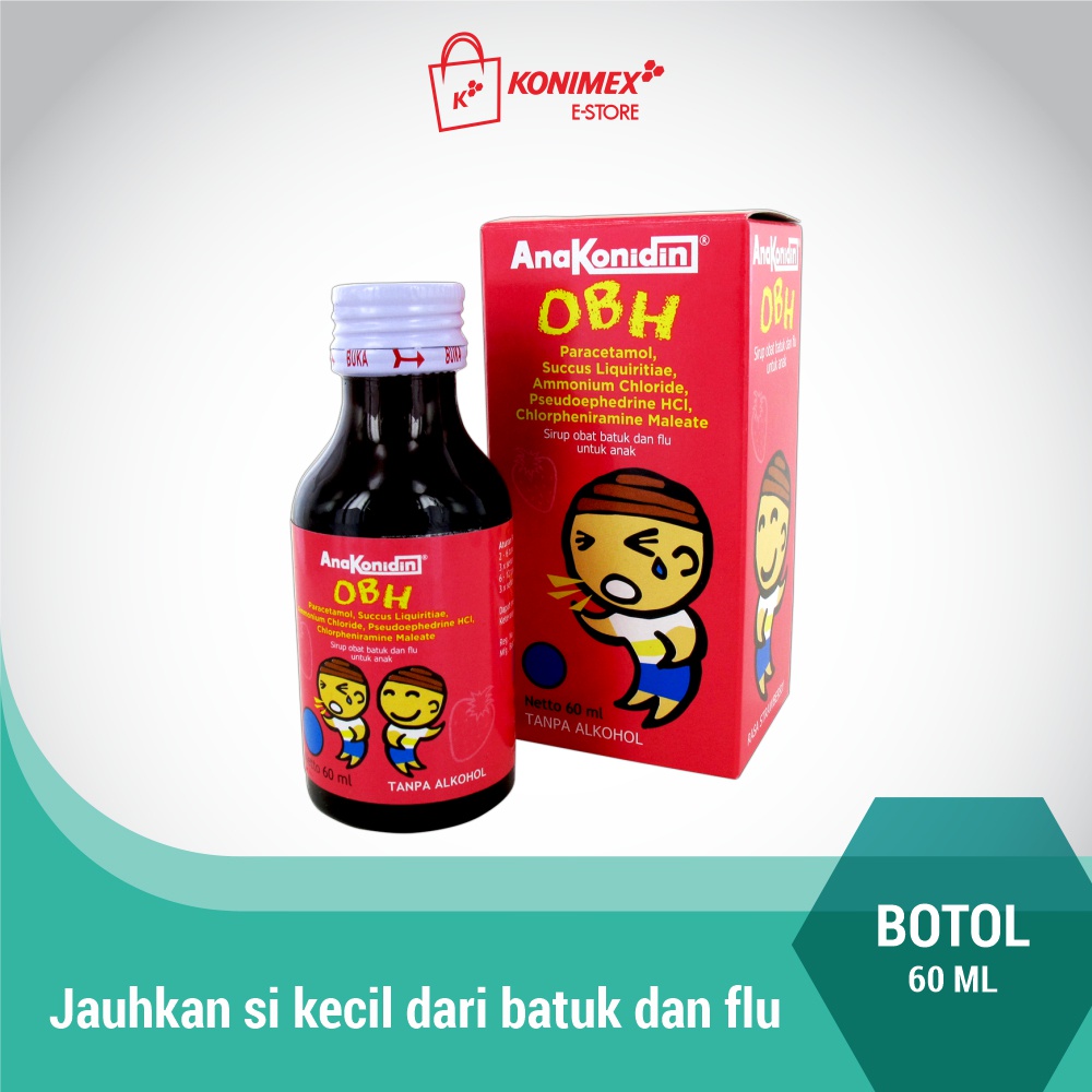 Jual Anakonidin OBH Sirup Obat Batuk dan Flu 60 ml - max 5 pcs | Shopee ...