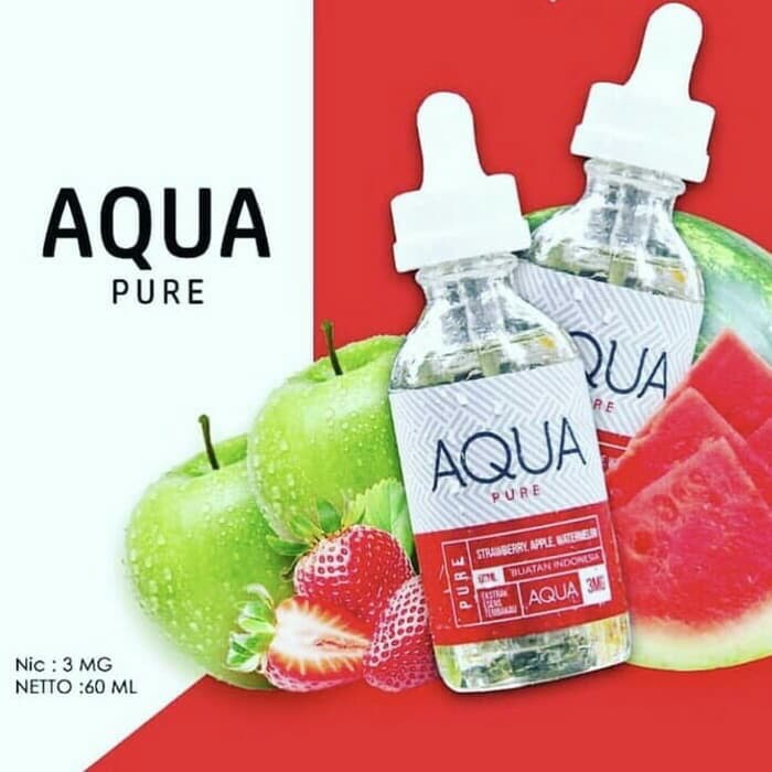 Jual AQUA PURE 60ML 3MG BY 9NAGA DISTRIBUTION E-LIQUID VAPORIZER VAPE ...