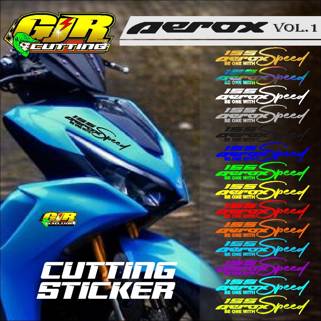 Jual Sticker Aerox Cutting sticker AEROX - Aksesoris Stiker Lis Variasi ...