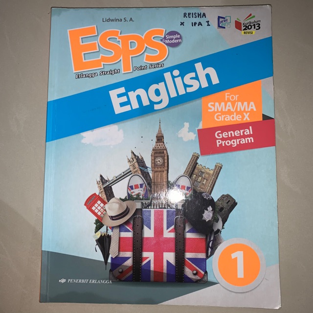Jual Buku ESPS English Kelas 10/Kelas X Erlangga | Shopee Indonesia