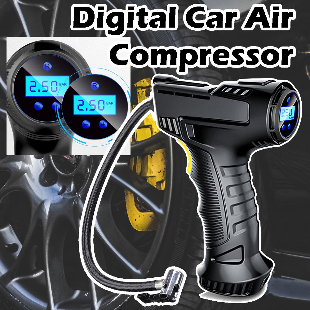 Jual Pompa Ban Angin Elektrik - Pompa Angin Mobil Dengan Tampilan ...