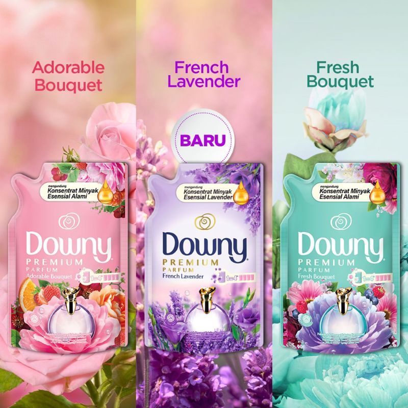 Jual Downy Adorable Bouquet, French Lavender, Fresh Bouquet 550ml ...