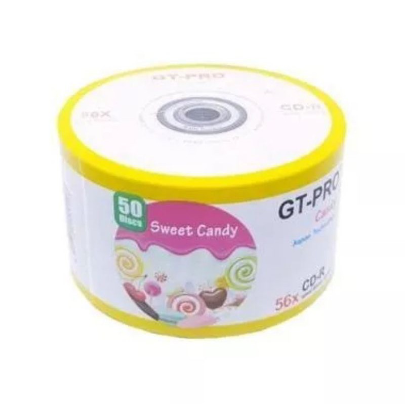 Jual CD-R GT Pro Candy / CD Blank GT Pro Candy / CD Kosong GT Pro Candy | Shopee Indonesia