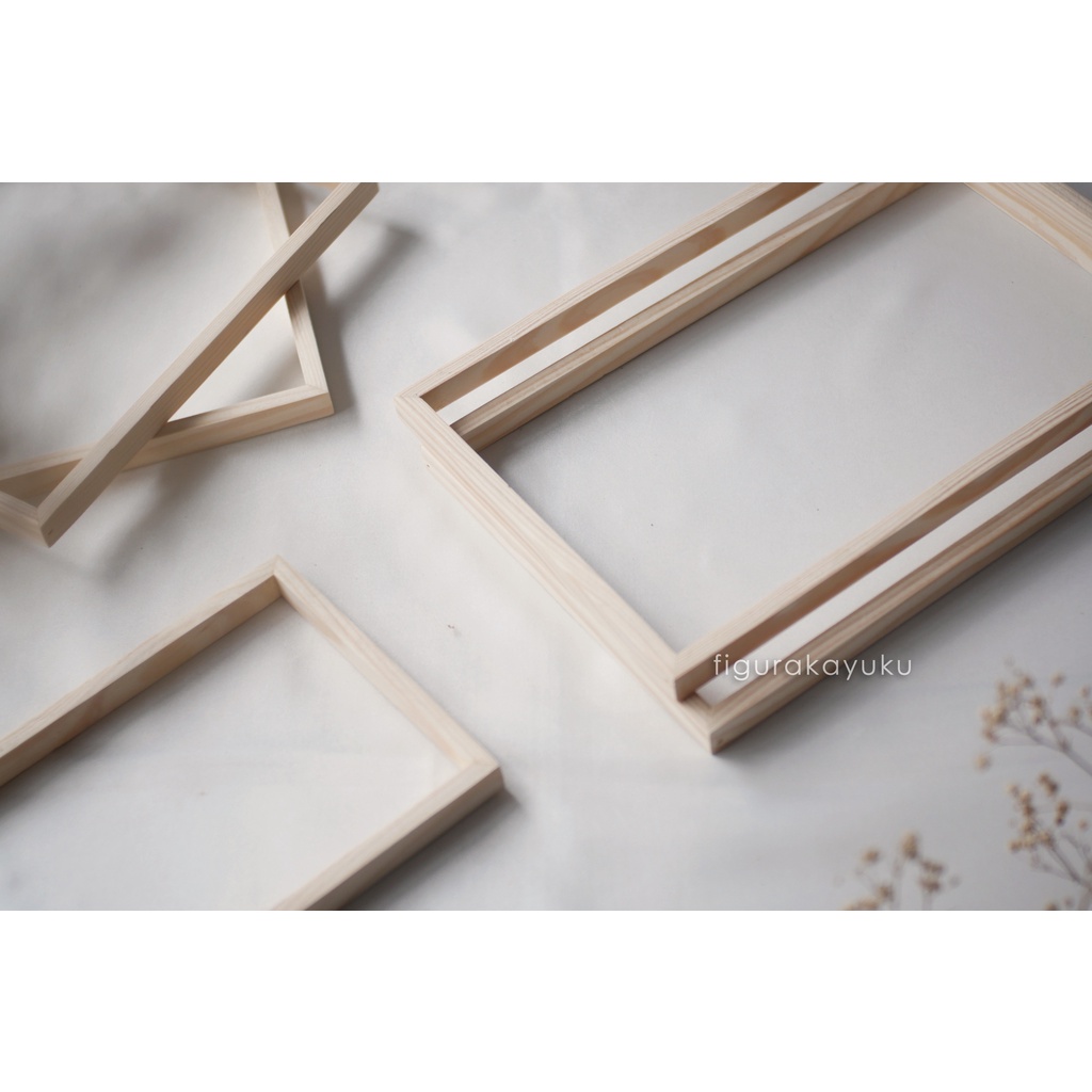 Jual Spanram Kayu Bingkai Lukisan Frame Custom Ukuran A5 15 x 21 Bahan ...