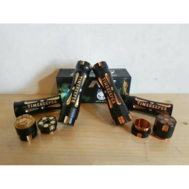 Jual Mechanical mod av Timekeeper time keeper revolver black edition ...