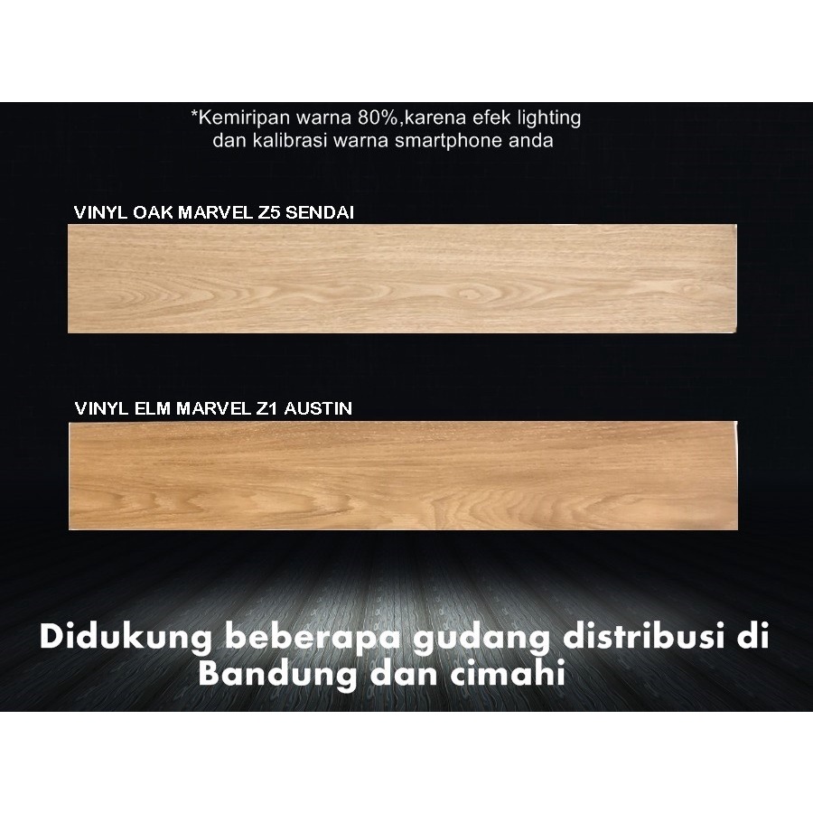 Jual VINYL STICKER PLIN LANTAI DINDING KAYU 2 MM MERK MARVEL 15 X 90 CM ...