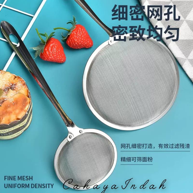 Jual Saringan Minyak Stainless Halus/Saringan Teh/Saringan Tepung ...