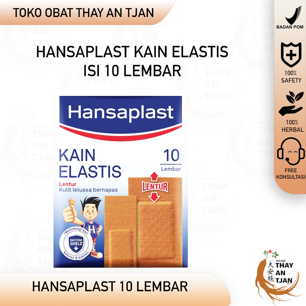Jual HANSAPLAST | ISI 10 LEMBAR | KAIN ELASTIS | Shopee Indonesia